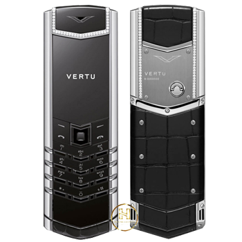 Vertu Signature S Stainless Steel Diamond Aligator Invisbility Keys ...